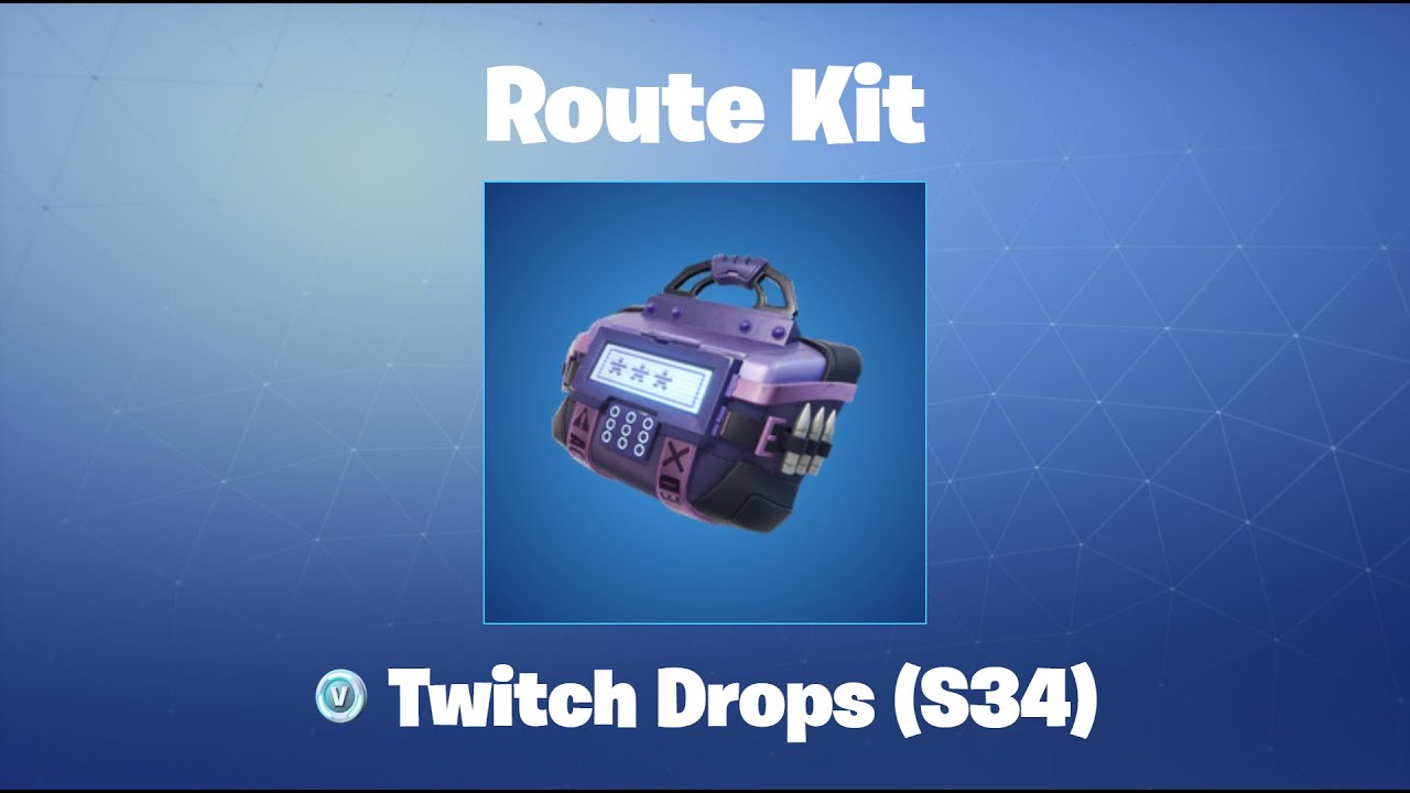 Route Kit | Fortnite Back Bling - YouTube