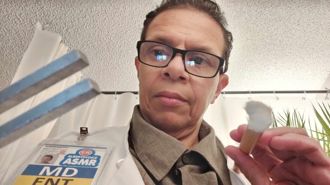 ASMR Hospital ER Doctor Exam | Cranial Nerve Exam | Full Body Exam ...