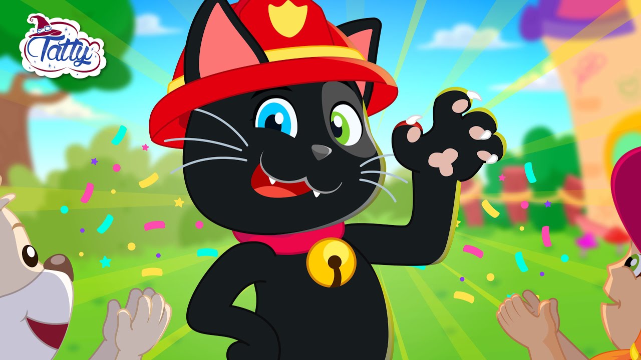 Misifu si pemadam kebakaran menyelamatkan teman-temannya | Animasi ...