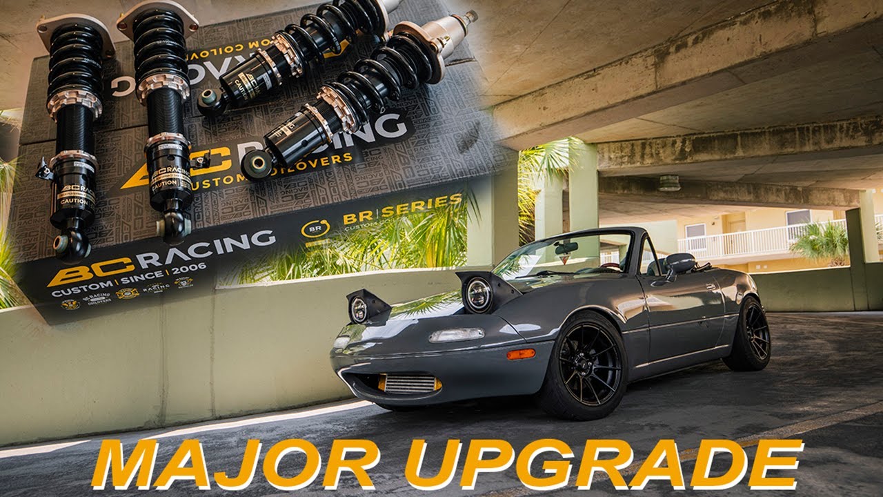 Putting BC Coil Overs on Our Supercharged Miata | Cinematic - YouTube