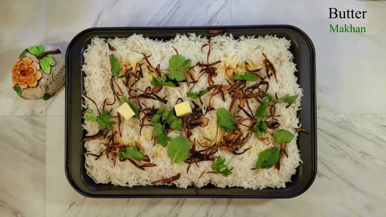 Chicken Dum Biryani/tray Biryani - YouTube