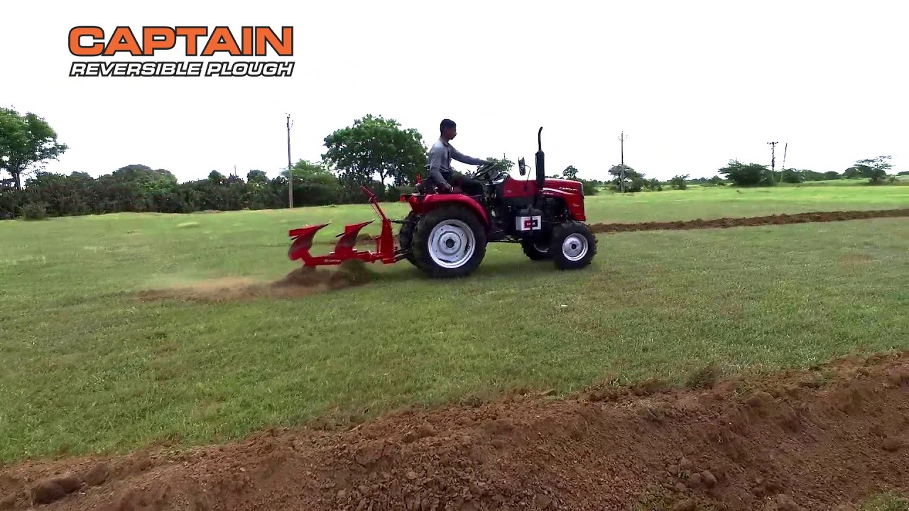 Captain Reversible Plough - YouTube