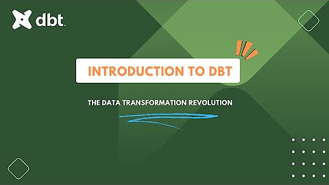 DBT Tutorial - YouTube
