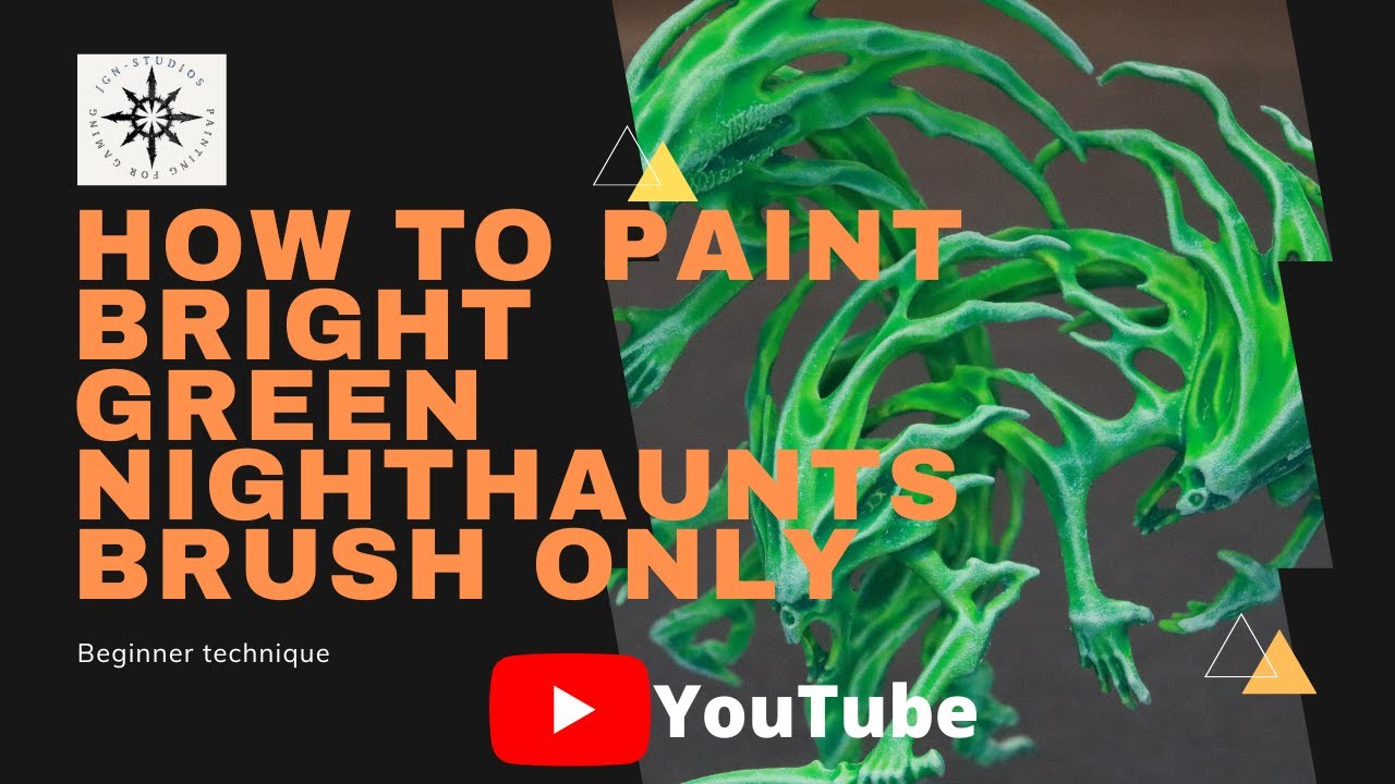 How To Paint an Easy Bright Green Nighthaunts Scheme, Age og Sigamar ...