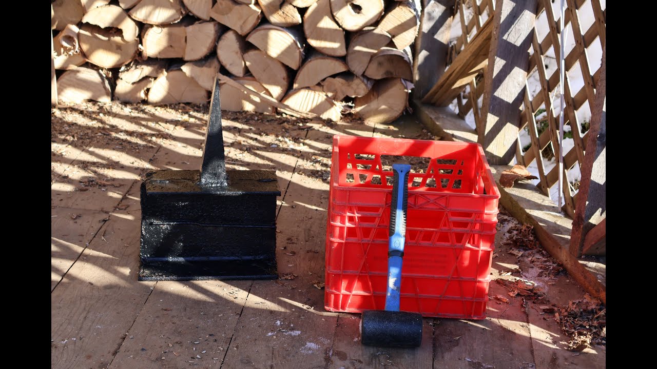2 DIY Kindling Splitter - YouTube