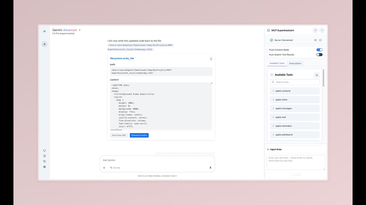 Gemini Gets Superpowers: MCP SuperAssistant Integration Unleashed - YouTube