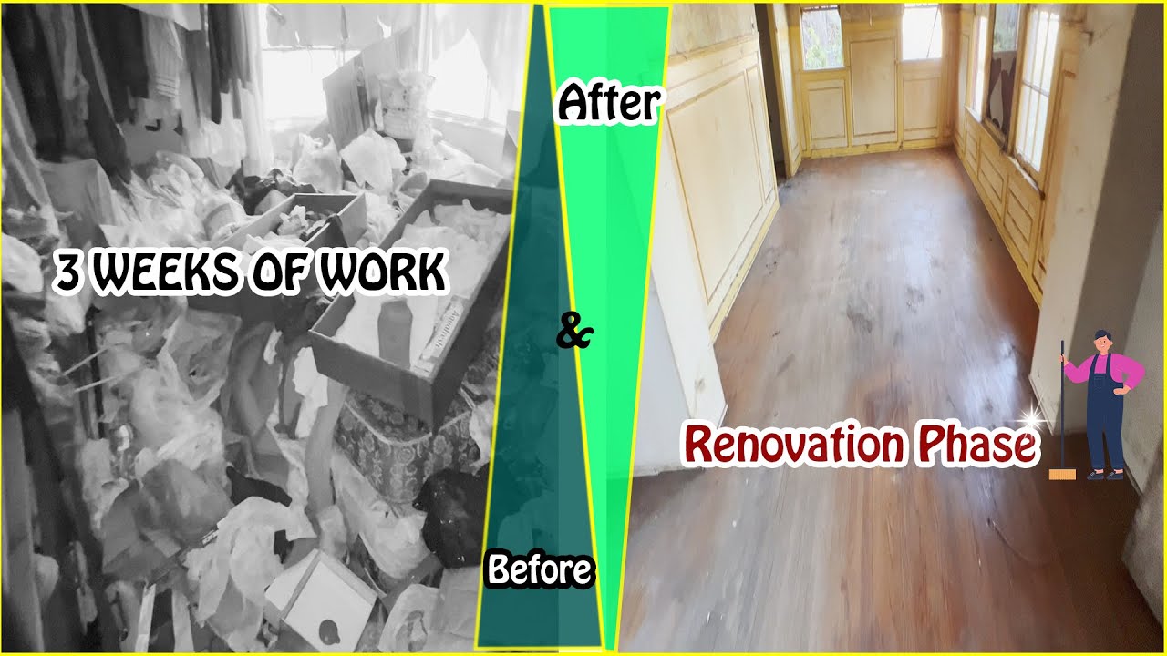 Hoarders: Before & After: 3 WEEKS OF WORK - Renovation Phase - YouTube