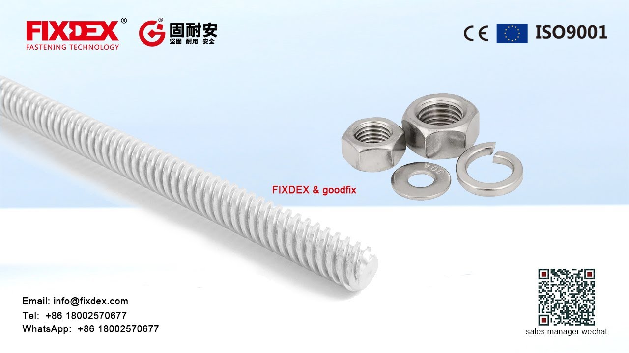 8mm Rod with Nut,Length 400mm,Stainless Steel Threaded Lead Screw Rod ...