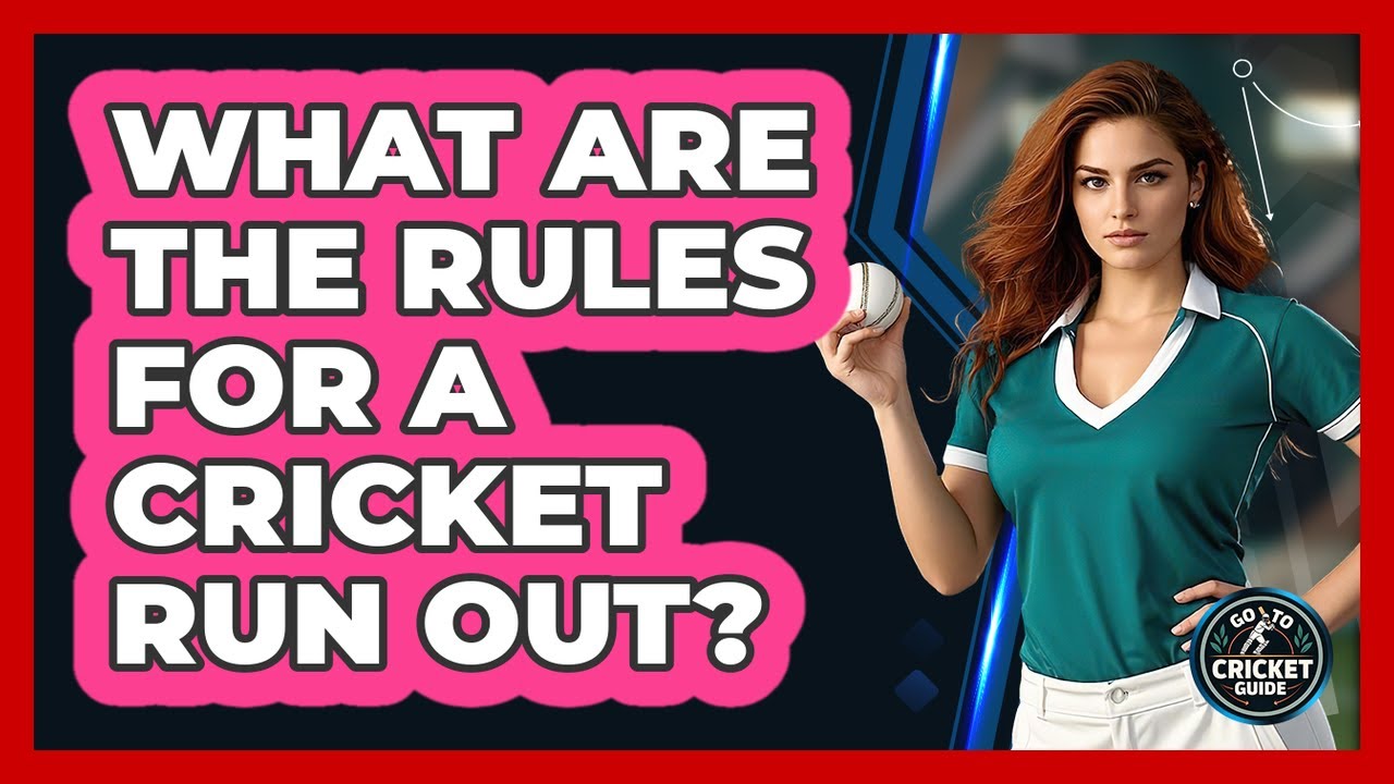 What Are the Rules for a Cricket Run Out? - YouTube