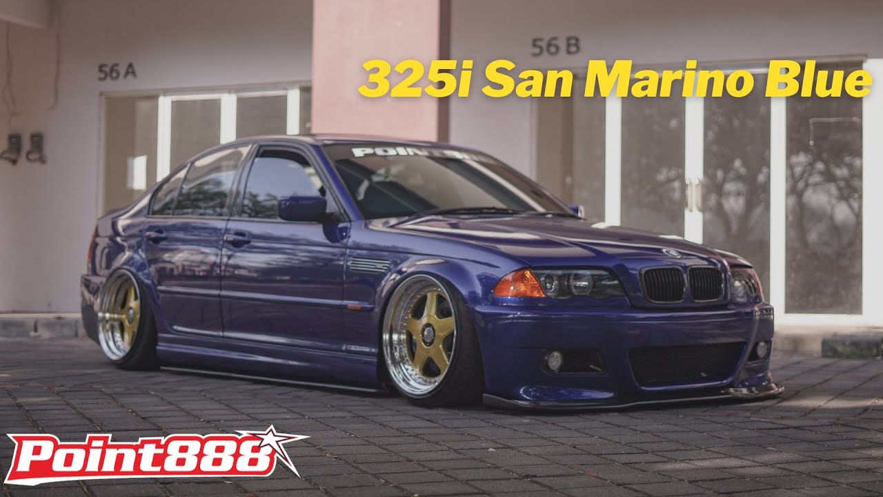 #POINTBUILDS | BMW E46 325i SAN MARINO BLUE - YouTube
