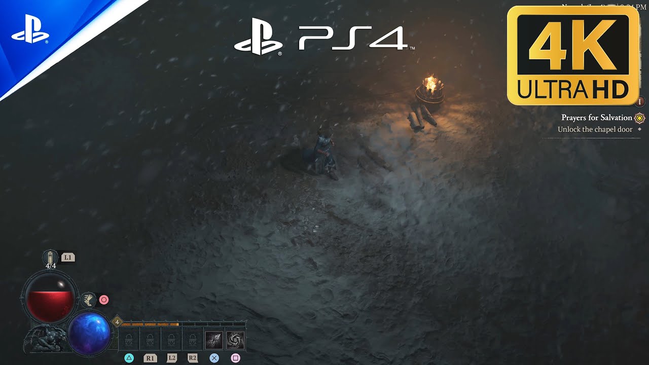 (PS4 SLIM) Diablo IV - 50 Minutes Gameplay - 4K 30FPS - Sorcerer - YouTube