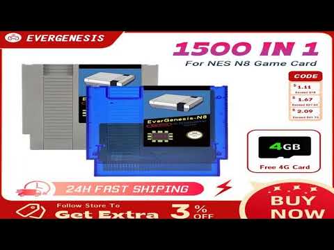 1500 in 1 N8 Plus Game Card Remix FC N8 Game Collection China Version For NES Drive 8-Bit - YouTube
