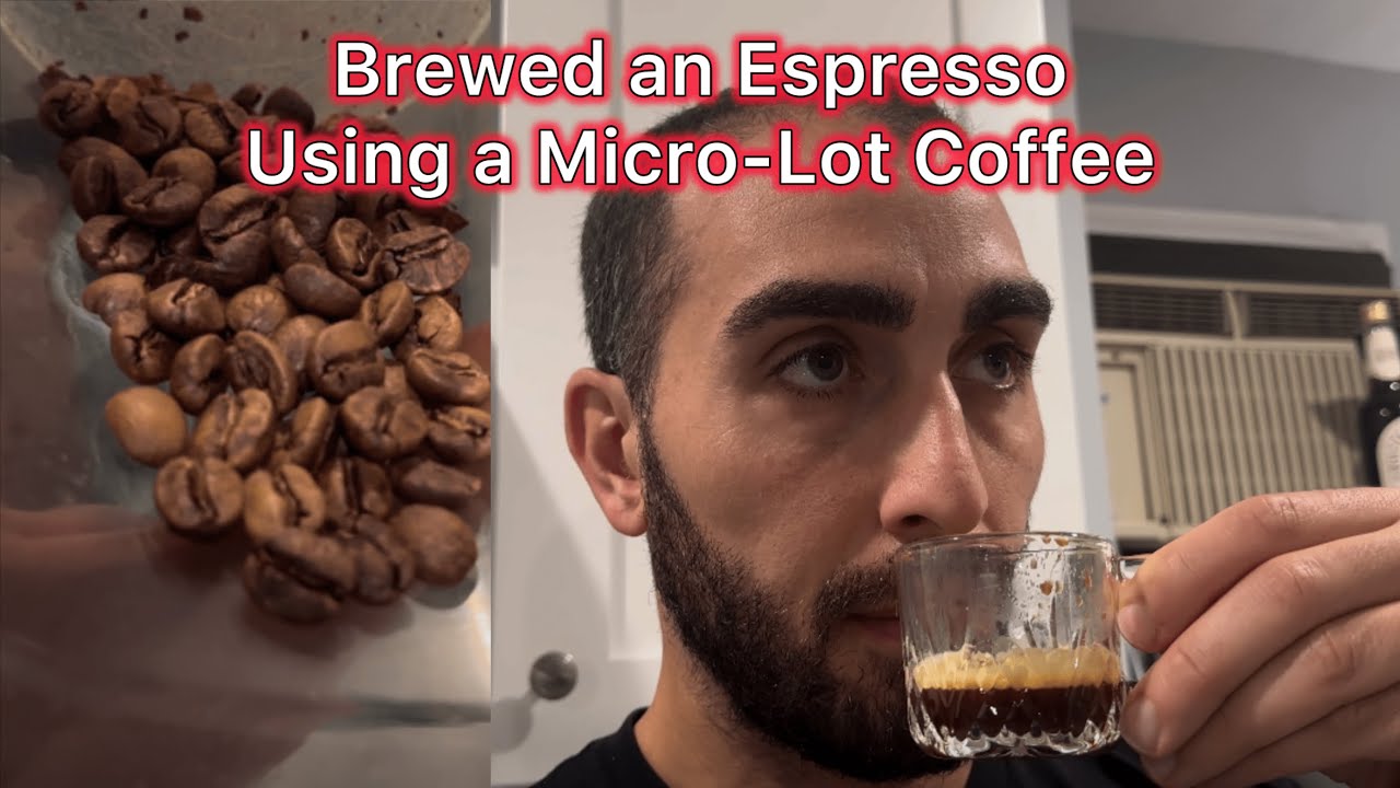 Brewing an Espresso Shot of a Costa Rican Micro-Lot Coffee that I ...