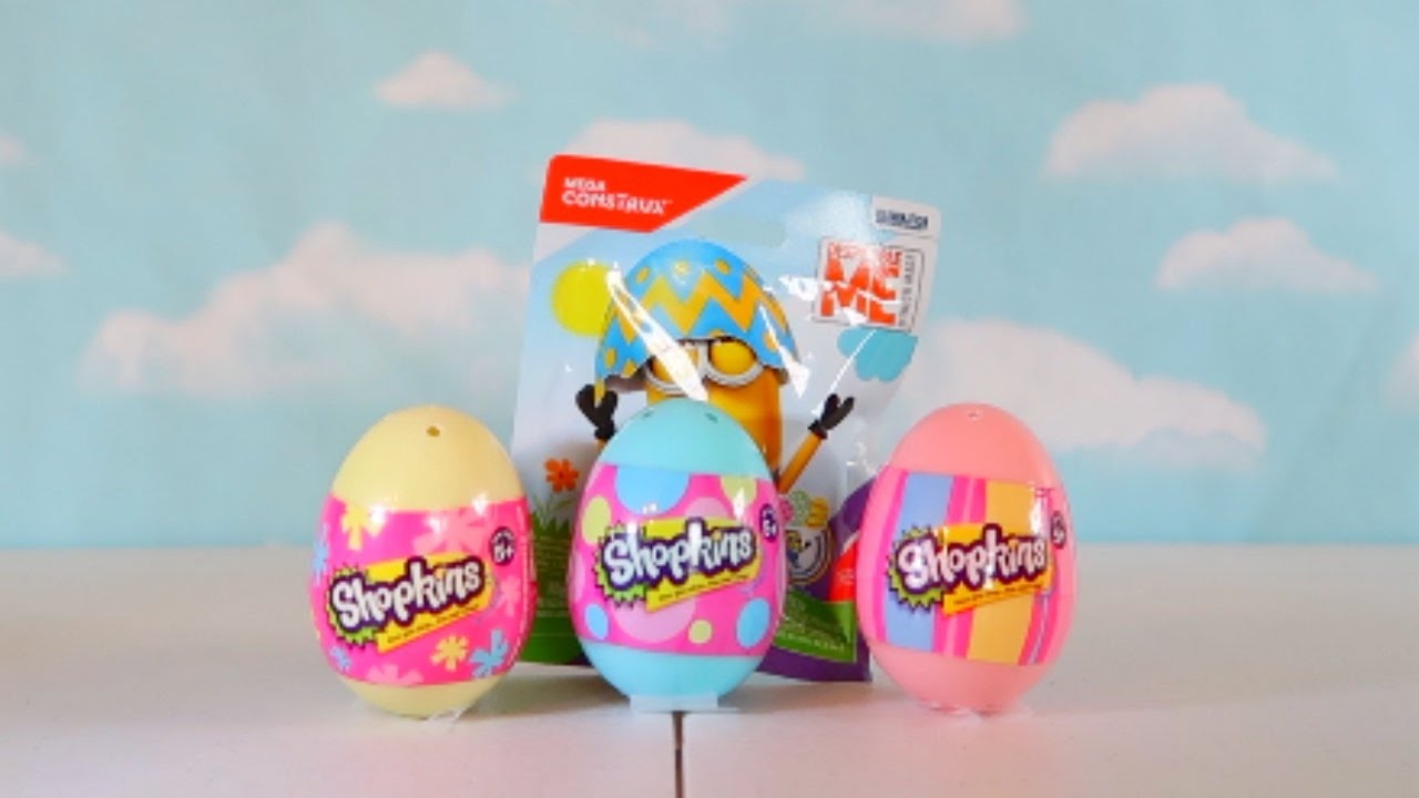 Shopkins Easter Eggs + Easter Minion! | ThePlusSideOfThings - YouTube