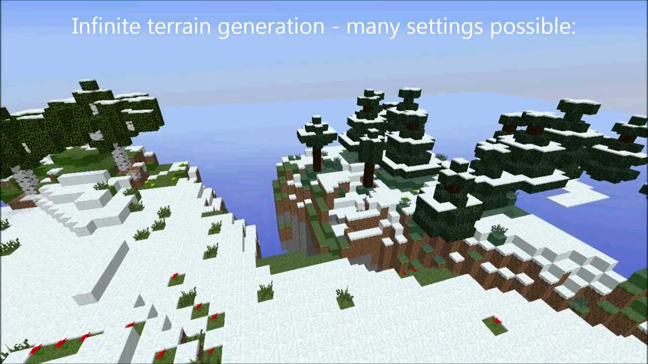 Minecraft - Floating Islands with Terrain Control mod by Khoorn - video ...