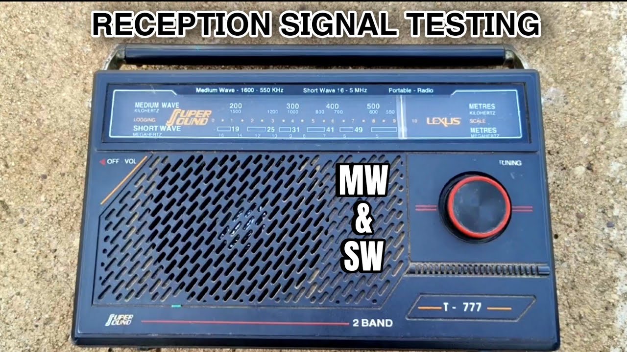 90s OLD Vintage Radio Reception Signal Testing ON 2023 | Medium Wave ...