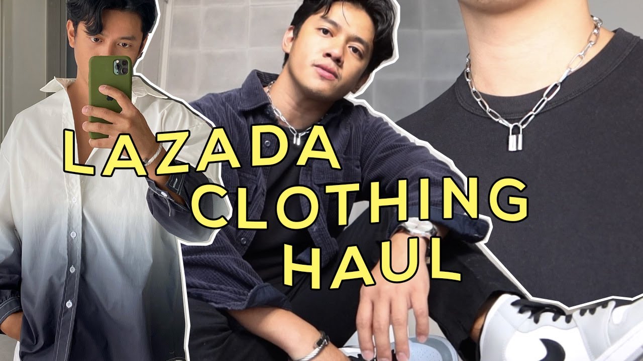 Lazada Clothing Haul 2020 | David Guison - YouTube