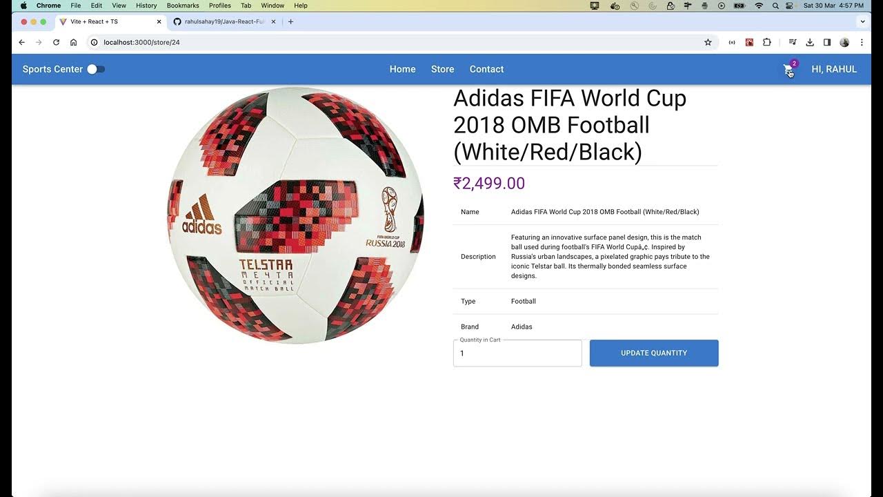 Building FullStack E-Commerce App using SpringBoot & React - Demo - YouTube
