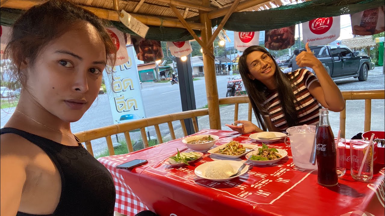 Walk with my ladyboy friend in Thai shopping mall. Central Phuket - YouTube