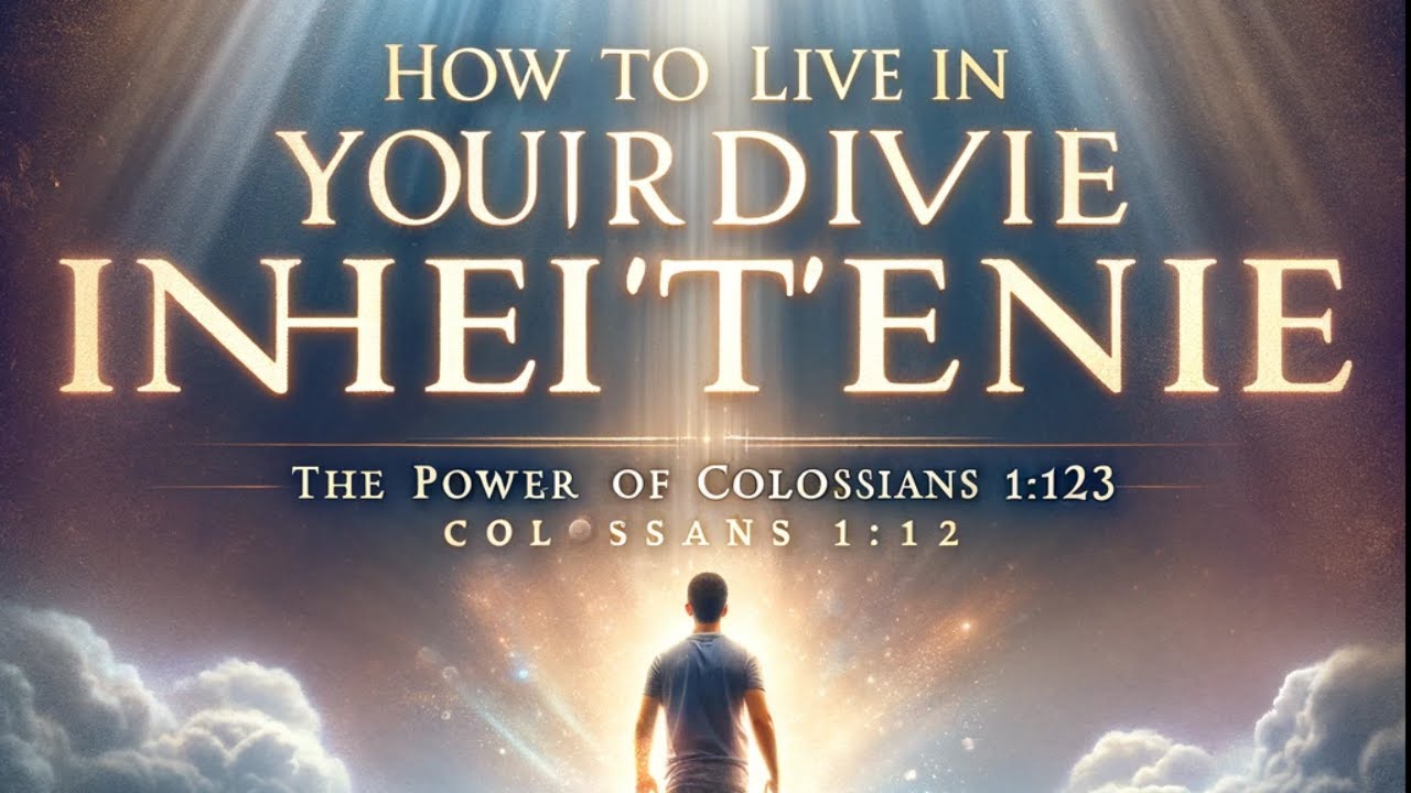 HOW TO Live in Your Divine Inheritance - The Power of Colossians 1:12 ...