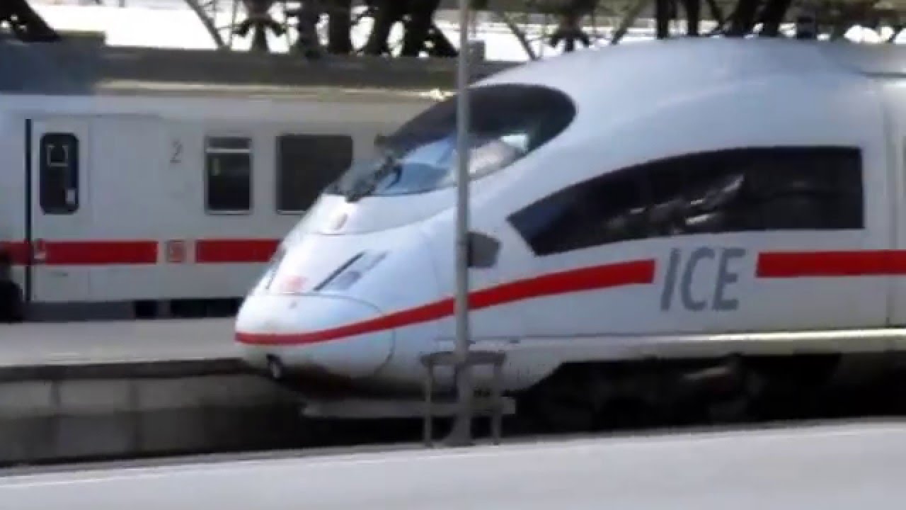 ICE 3 Zug [HD Video] German high speed train / Deutscher ...