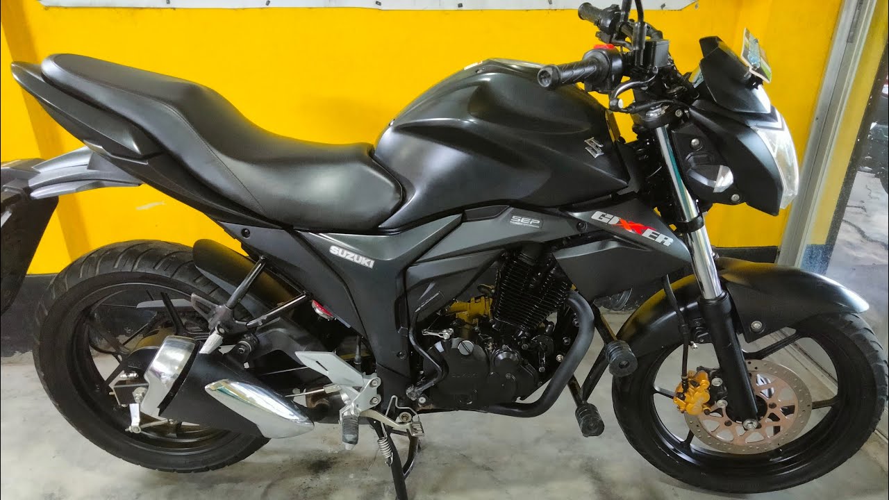 Suzuki Gixxer Monotone mat black 155Cc!! Used Bike Prise In Bangladash ...