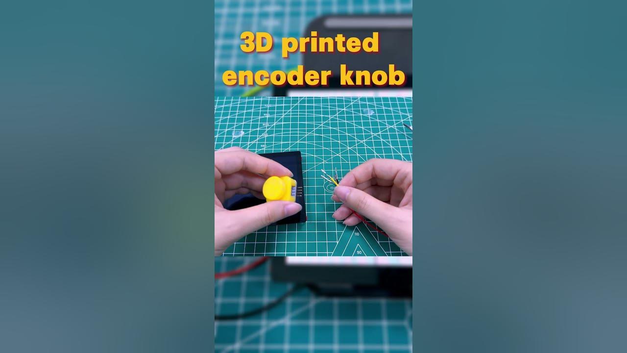 Show my 3D printed encoder knob - YouTube