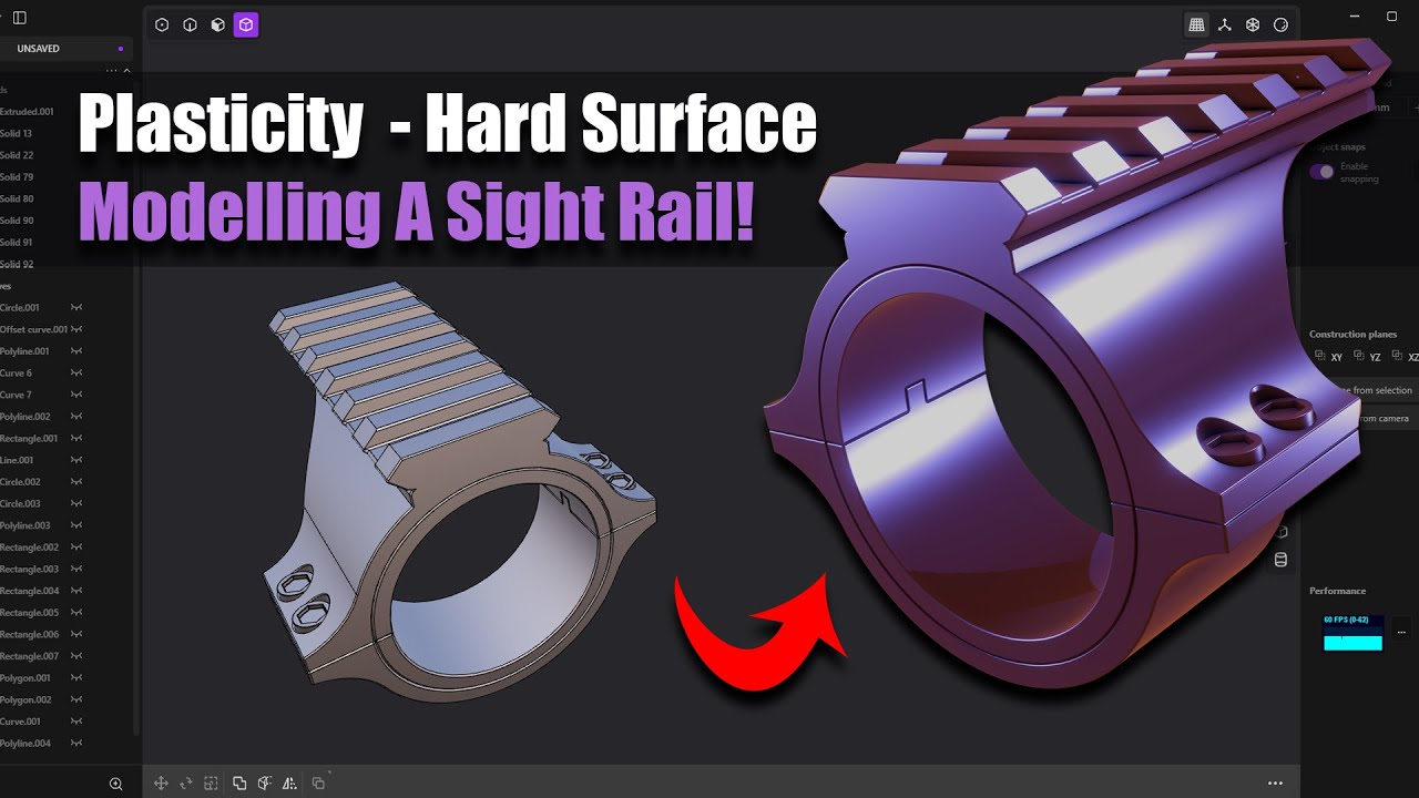 Plasticity Tutorial: Building a Sight Rail with Hard Surface Techniques ...