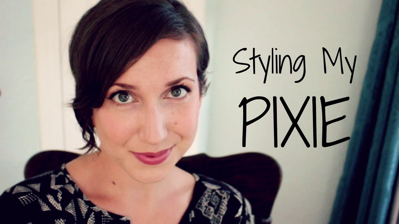 How I Style My Pixie Cut - YouTube