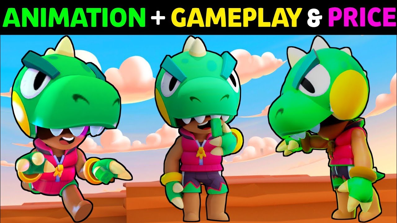 New Leon Skin Gameplay! | Dino Leon Gameplay, Losing Animation, Cost ...