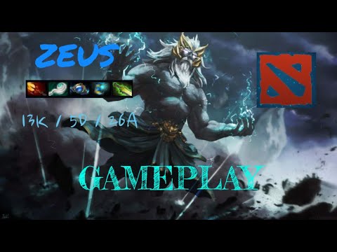 DOTA 2 ZEUS Gameplay (13K/5D/26A) | JKCK Channel - YouTube