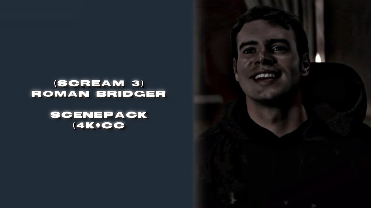 Roman Bridger (Scream 3) Scenepack with 4k+CC - YouTube