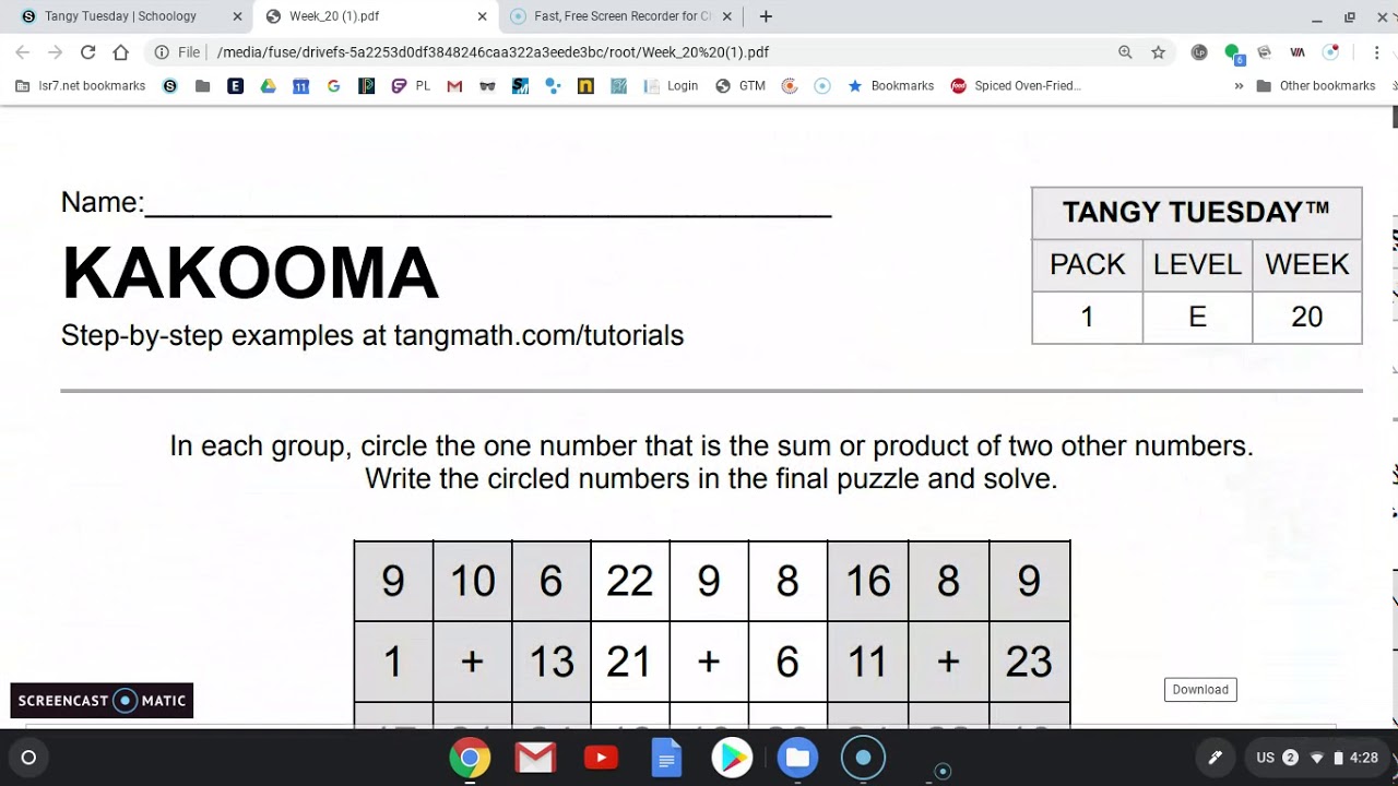 Tangy Tuesday Explanation - YouTube