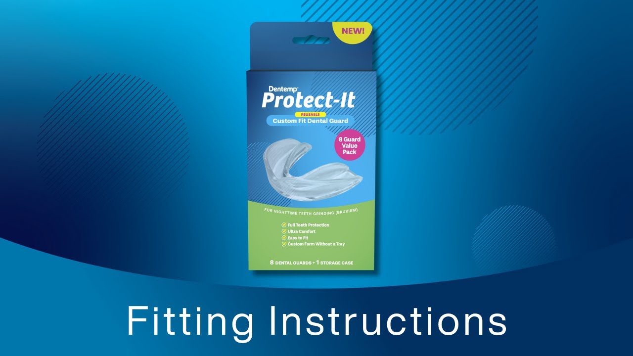 Dentemp Protect-It Dental Guard Fitting Instructions - YouTube
