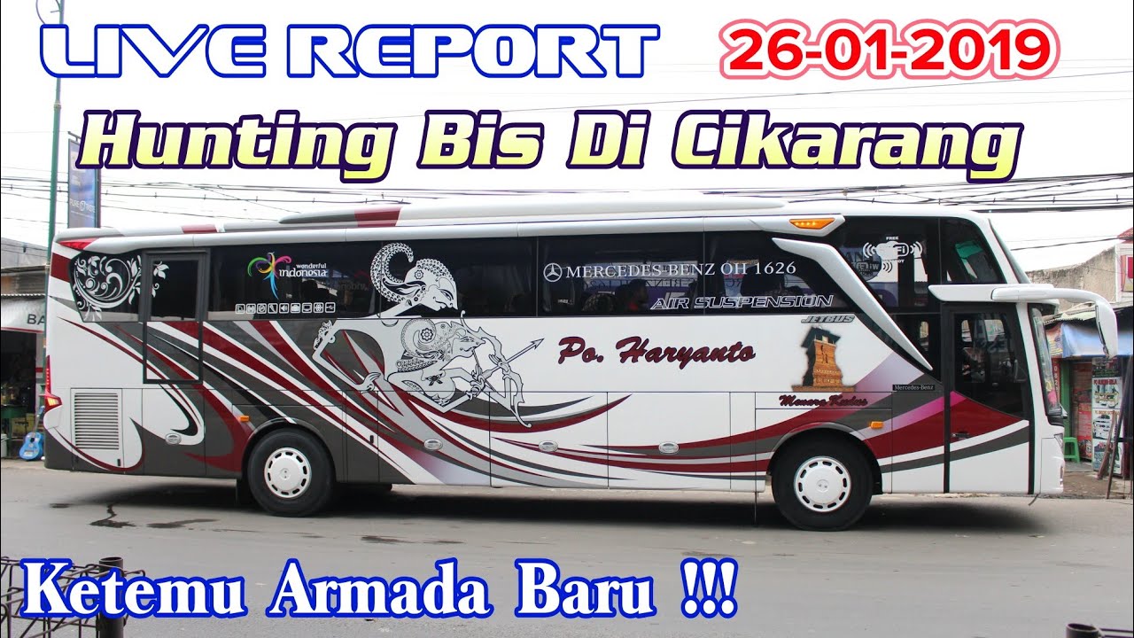 Ketemu Armada Baru !!! Edisi Hunting Bis Di Cikarang (HD) - YouTube