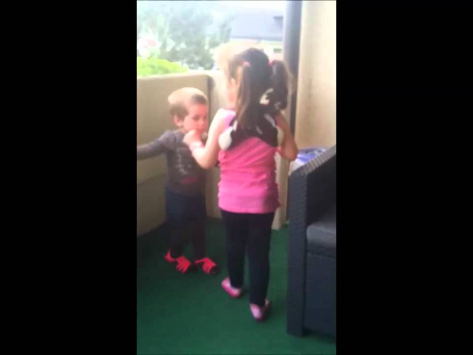 Angry Crazy Kid Bite and Beats the Older VERY FUNNY 2012 - YouTube