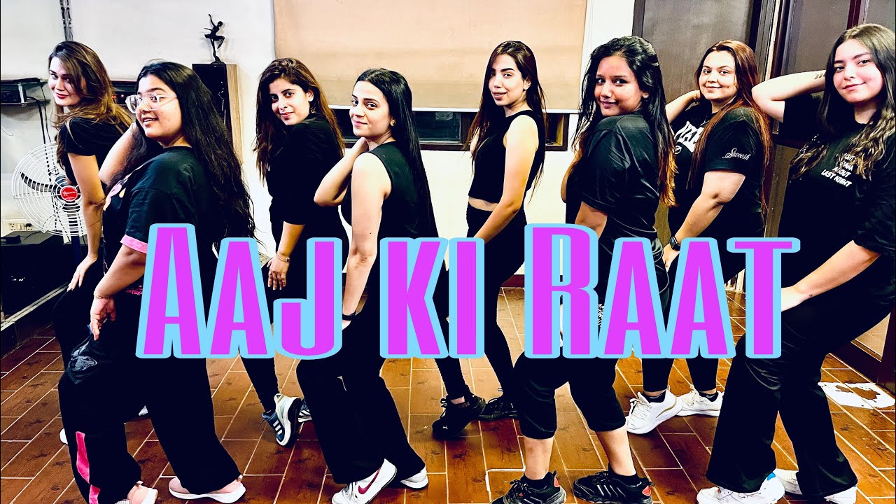 Aaj ki Raat | Stree 2 | Dance Video | Tamannaah Bhatia | Hash Dance Studio - YouTube