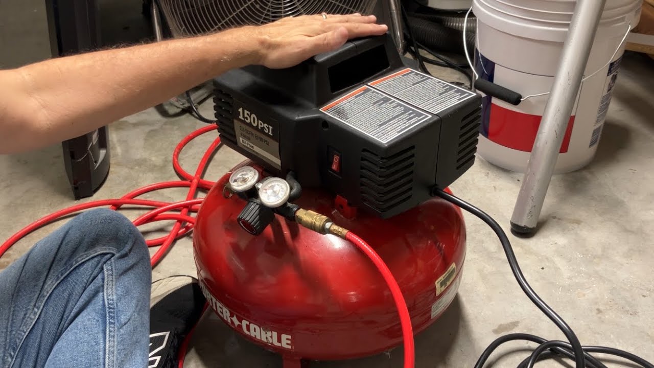 Repairing My Air Compressor - YouTube