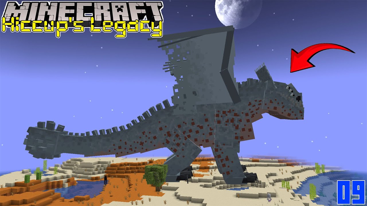 Minecraft:Hiccup's Legacy ០៩មេនាគធំ - YouTube