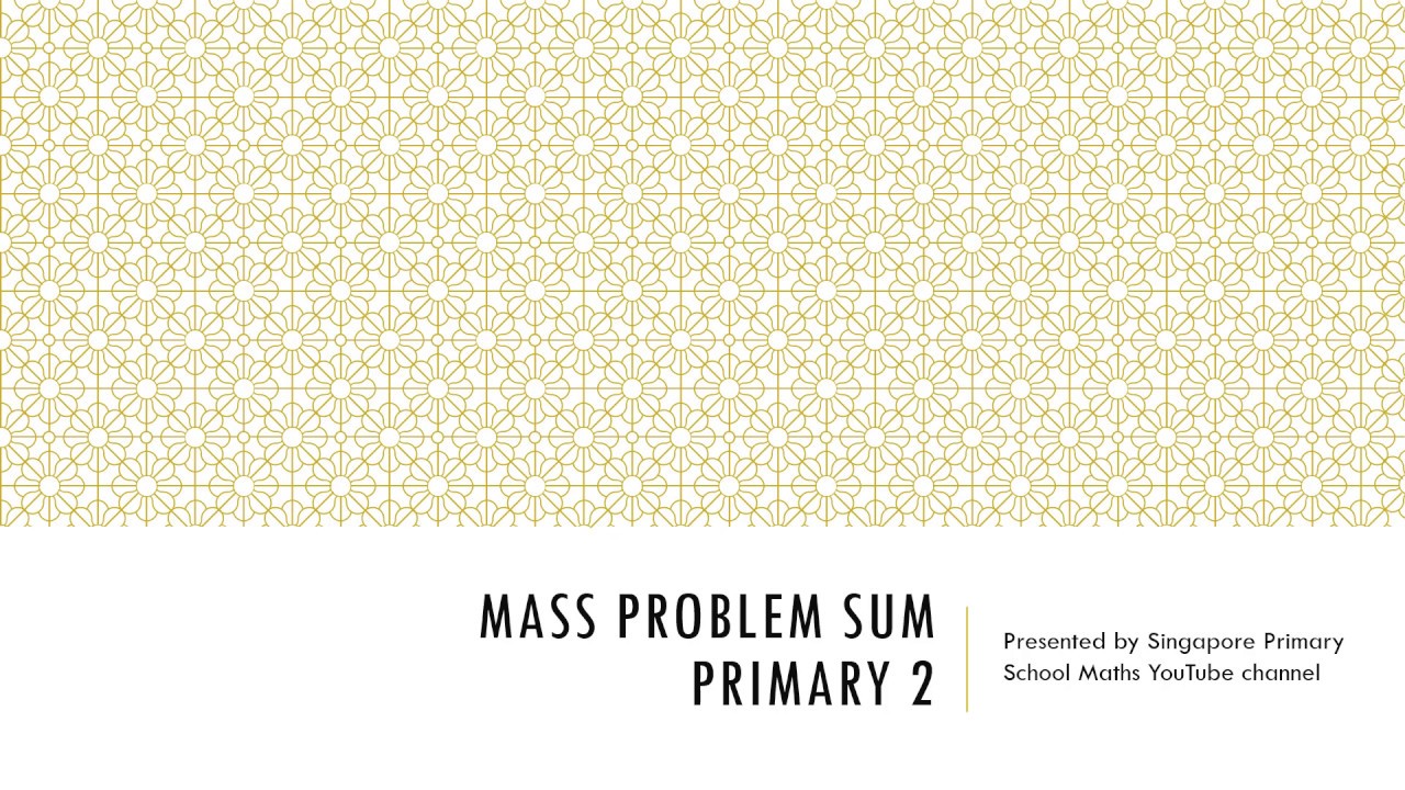 Primary 2 Mass Maths Question - YouTube