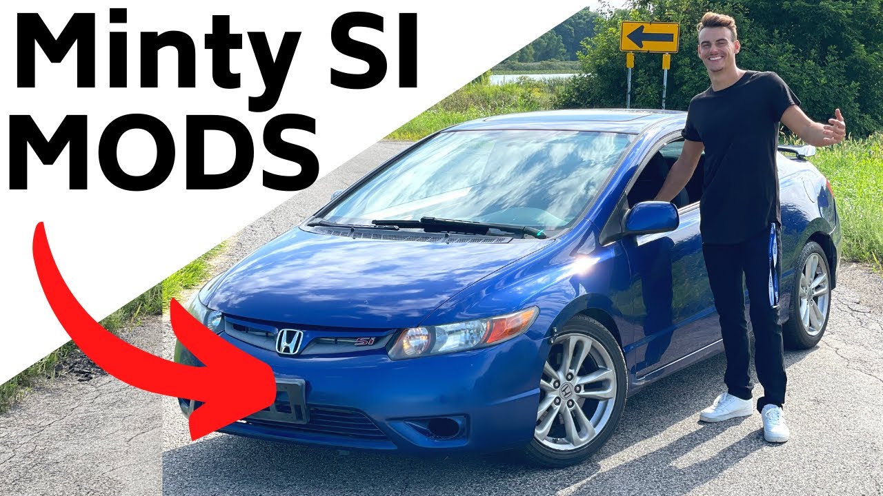 8th Gen Honda Civic SI Cosmetic Mods and Enhancements - YouTube