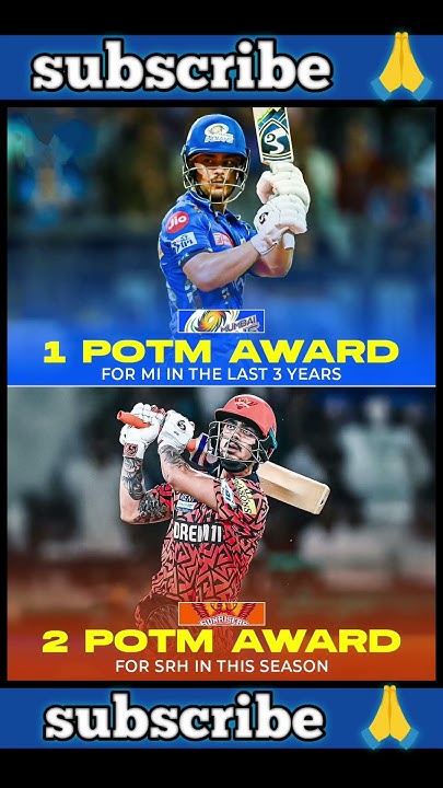 🏏🏆1_POTM_in_3_season_sat_MI_ 2 POTM_salready_at_SRH_this_year_#ipl2025 #trending #youtubeshorts# ...