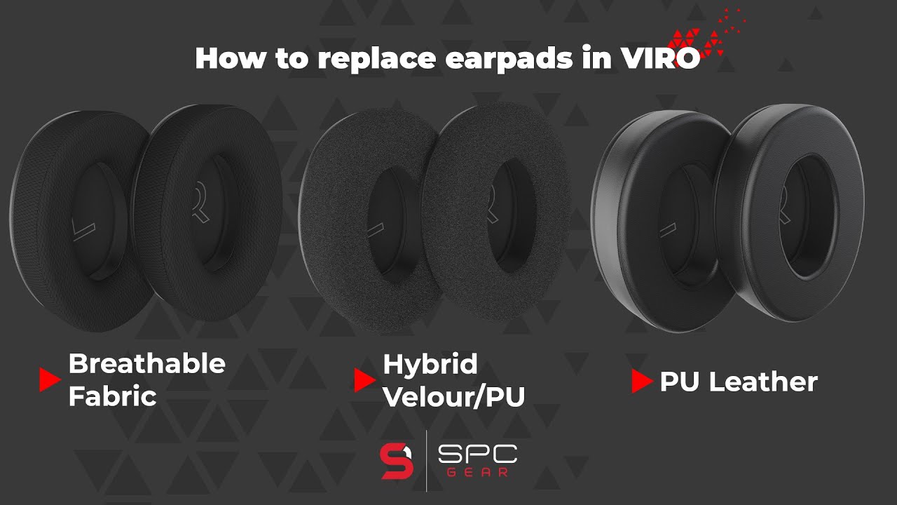 SPC Gear | Jak wymienić nausznice w VIRO | How to replace earpads in ...