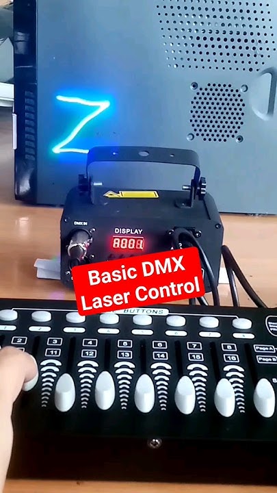 Basic DMX Laser Control #dmx #tutorial #laserlight - YouTube
