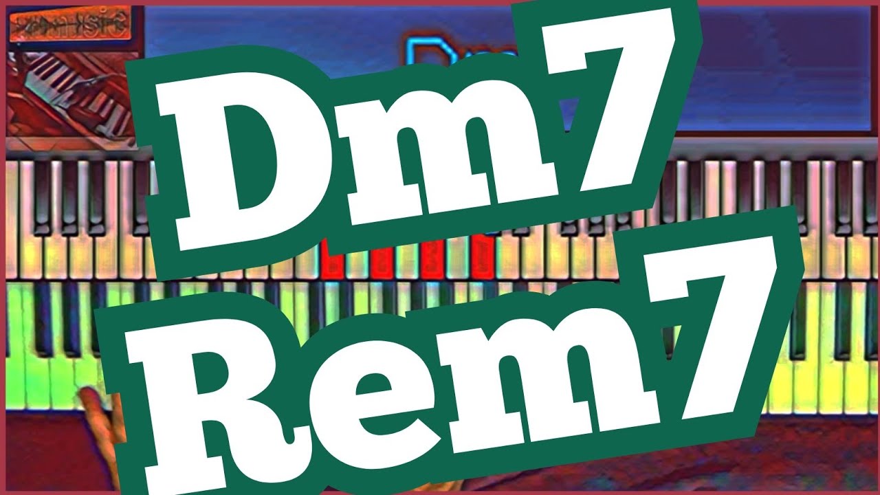 Como hago Dm7 en el piano - YouTube