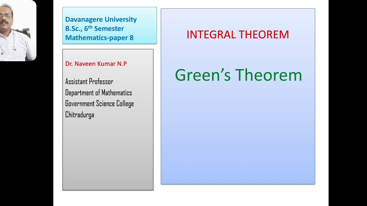 Green's Theorem - YouTube