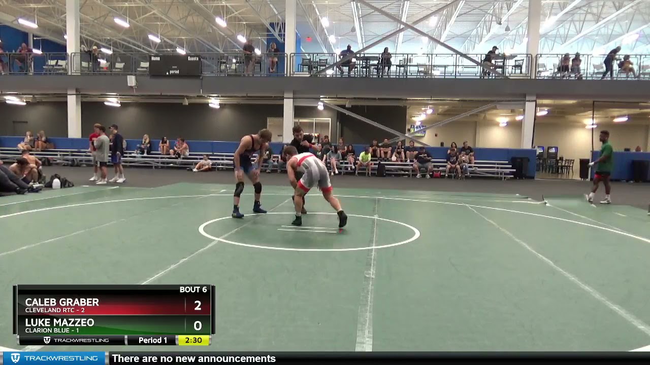 Caleb GraberCleveland RTC vs Luke Mazzeo Clarion Blue 2021 OAC Duals ...