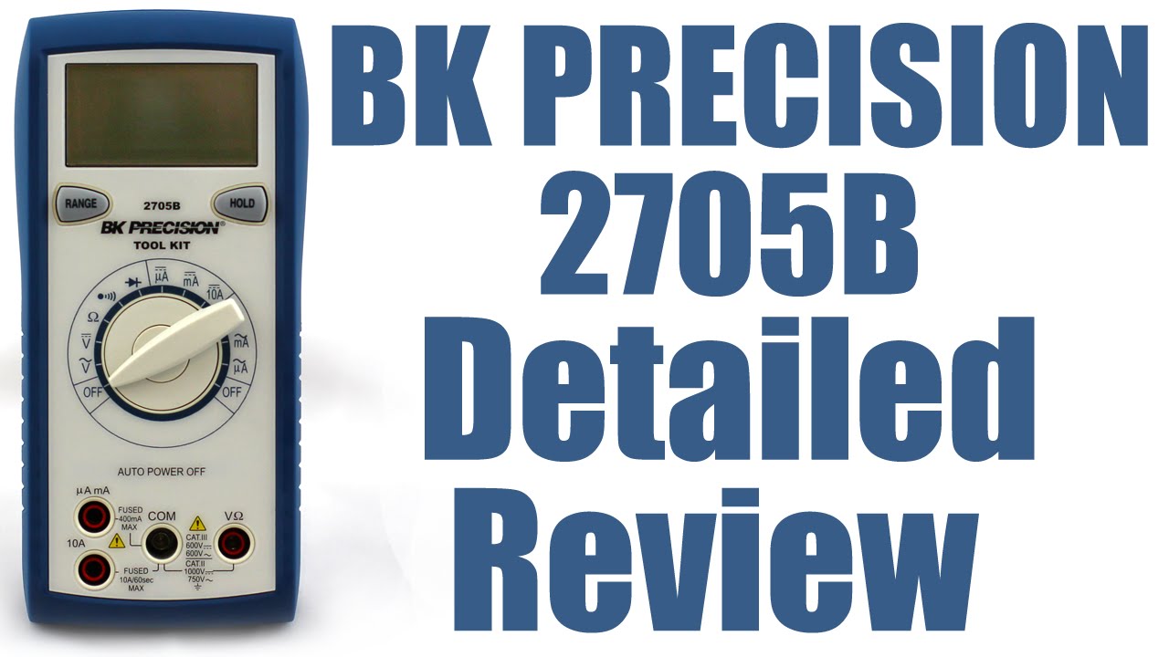 BK Precision 2705B Multimeter Detailed Review - #0086 - YouTube