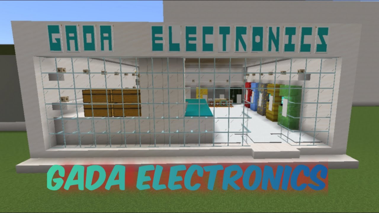 Making Businessman Jethalal's Gada Electronics | Minecraft Creative Series Part 19 - YouTube