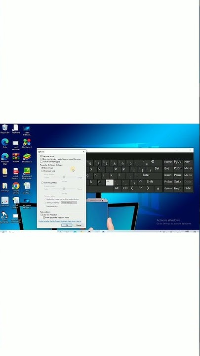 How to turn on Numeric keypad on OSK(on screen keyboard) in computer ...